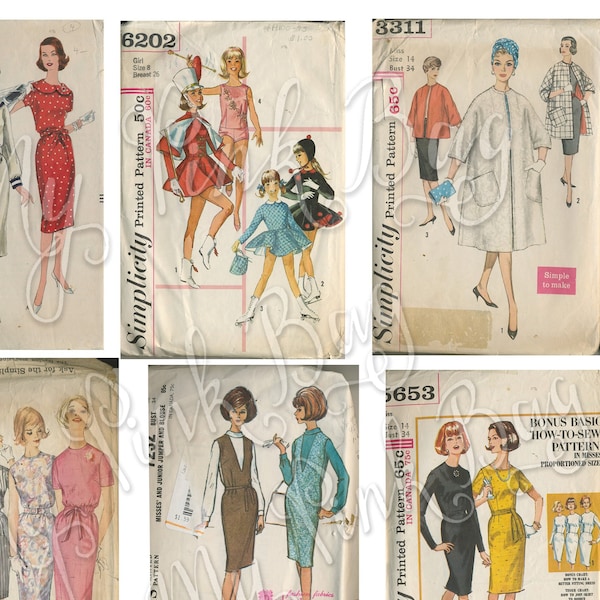 Sewing Pattern Art - Etsy