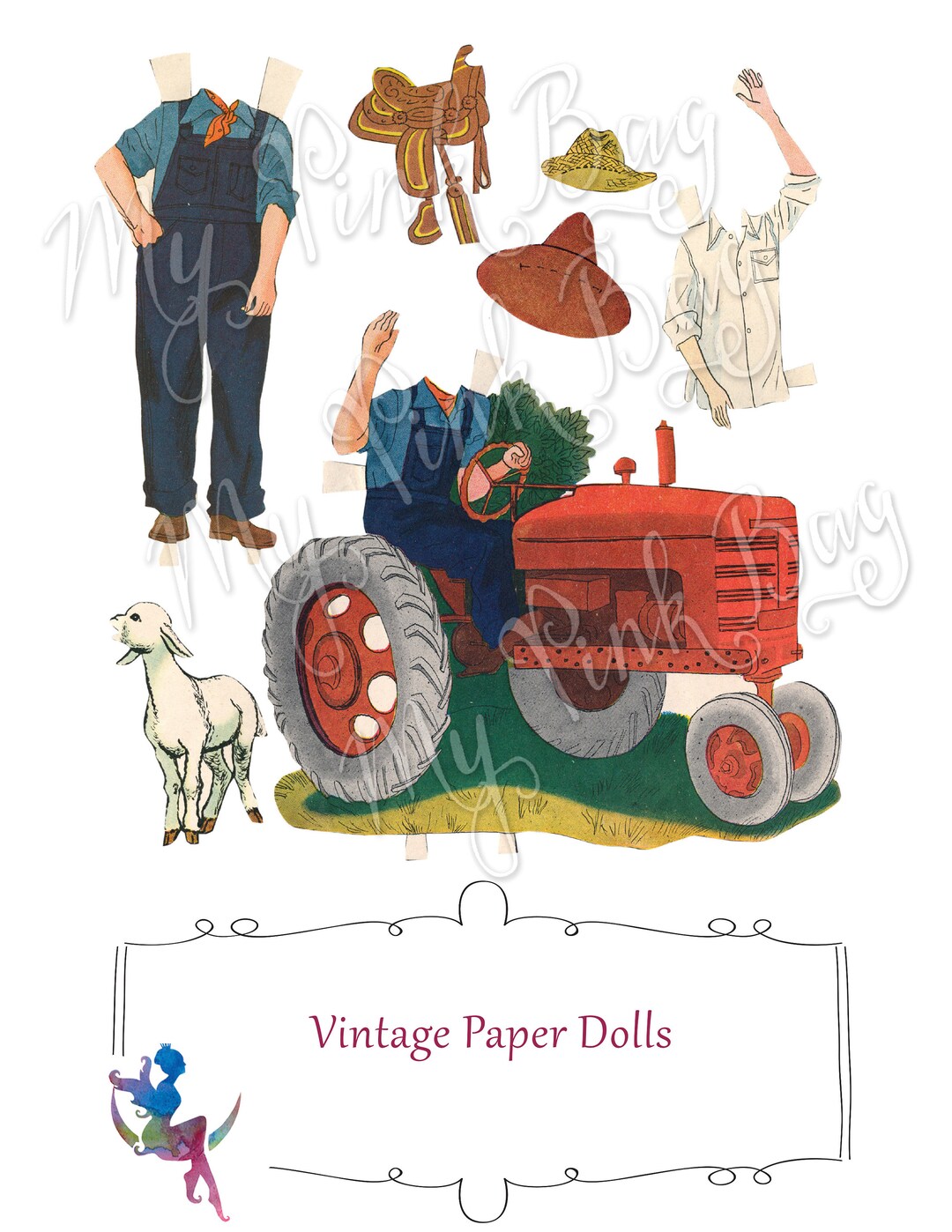 Rare Vintage Paper Doll Printables From Vintage Magazines - A Nostalgic ...