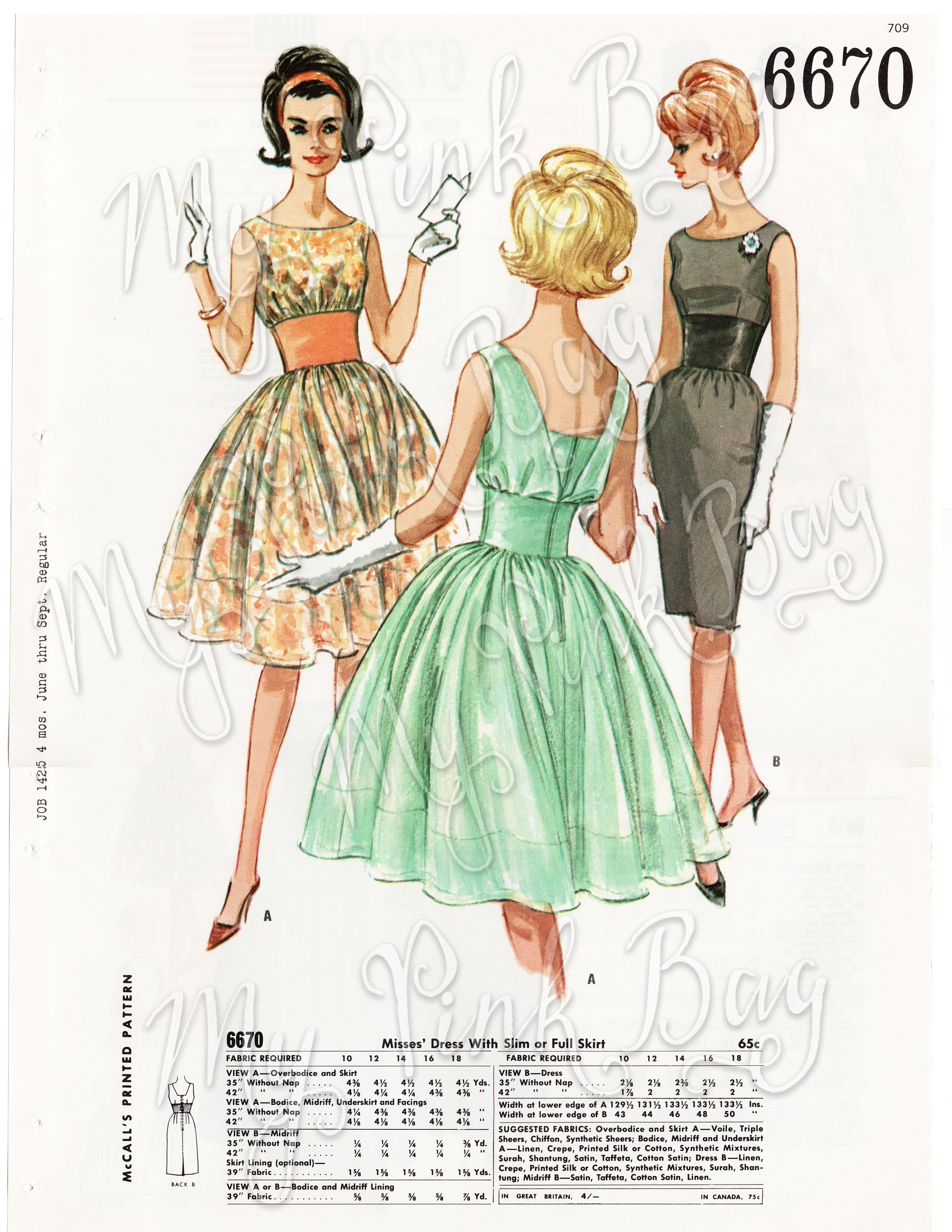 VINTAGE FASHION Envelopes Fashion Illustration, Pattern Envelopes ...