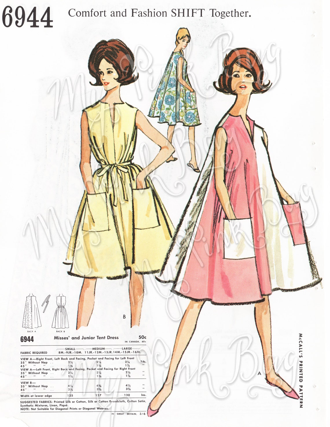 VINTAGE FASHION Envelopes Fashion Illustration, Pattern Envelopes ...