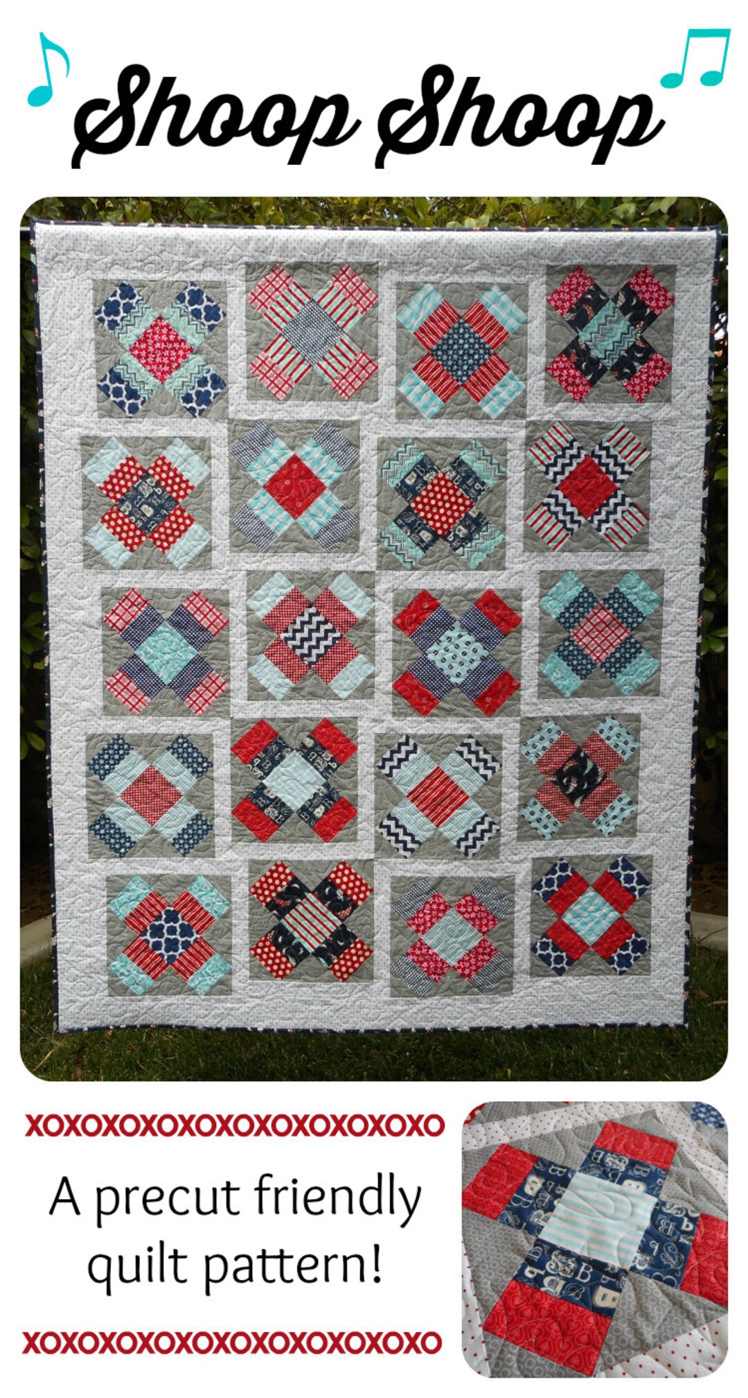 Shoop Shoopa Precut Friendly Quilt Pattern - Etsy