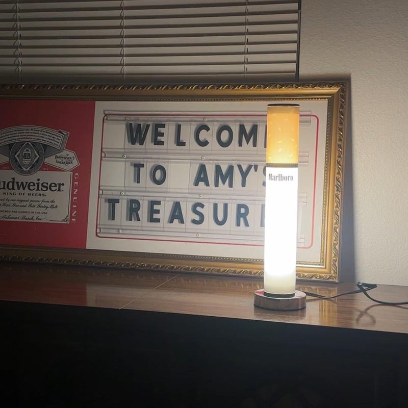 Marlboro Cigarette Lamp - Etsy