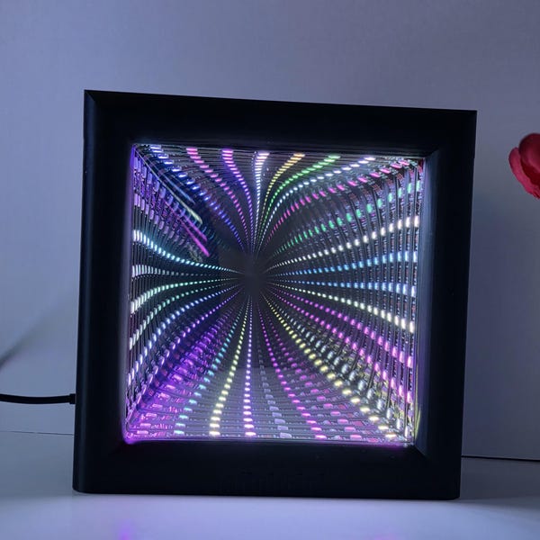 Infinity Mirror Table - Etsy
