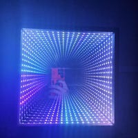 Infinity LED Neon,wall Art Sign,infinity Mirror Logo Sign,led Mirror ...