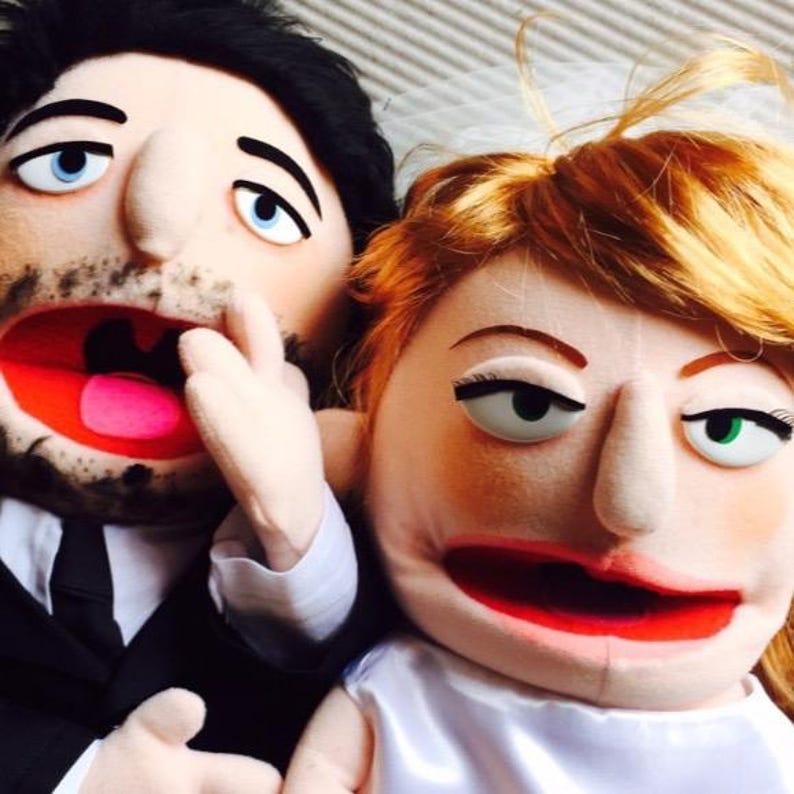 Custom Puppet-style Muppet | Personalized Lookalike Portrait | Handmade ...