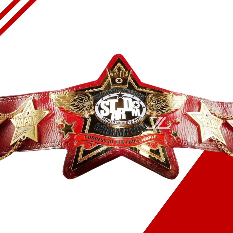 Goddess of Stardom Championship Title Belt – Fight World Heavyweight ...