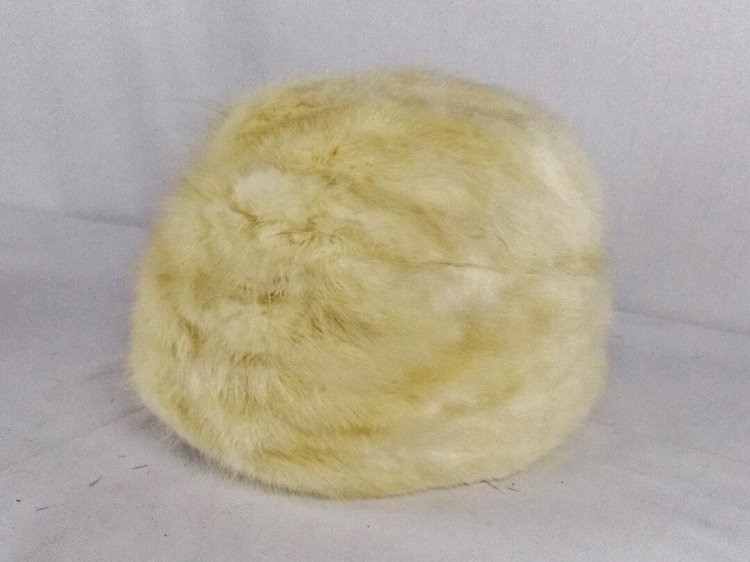 PIERRE CARDIN for SAKS Fifth Ave Fur Hat 60s Vintage Mod Streetstyle ...