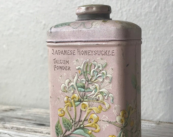 Vintage Talcum Powder Tin - Etsy