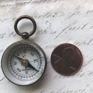 Antique Miniature Compass - Etsy