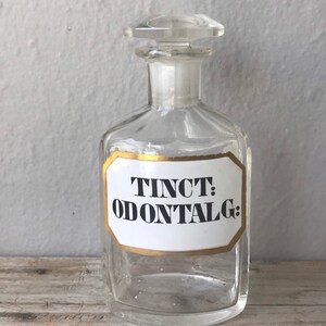 Antique Apothecary Bottle - Etsy