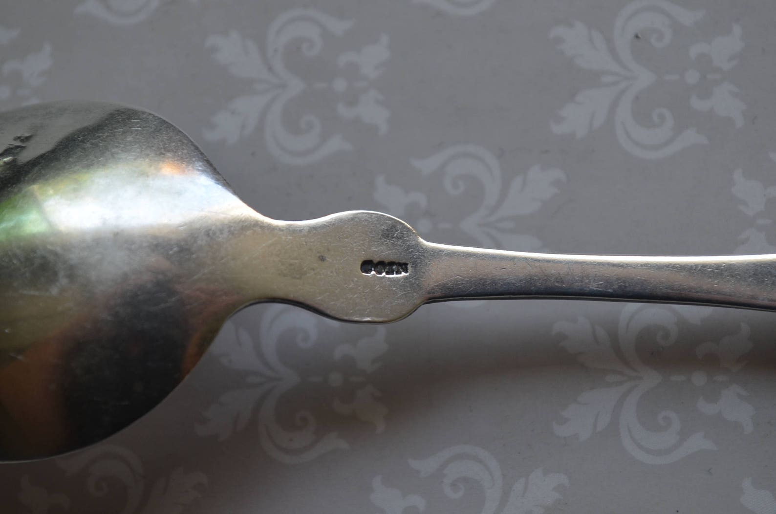 Antique Coin Silver Spoon | Etsy