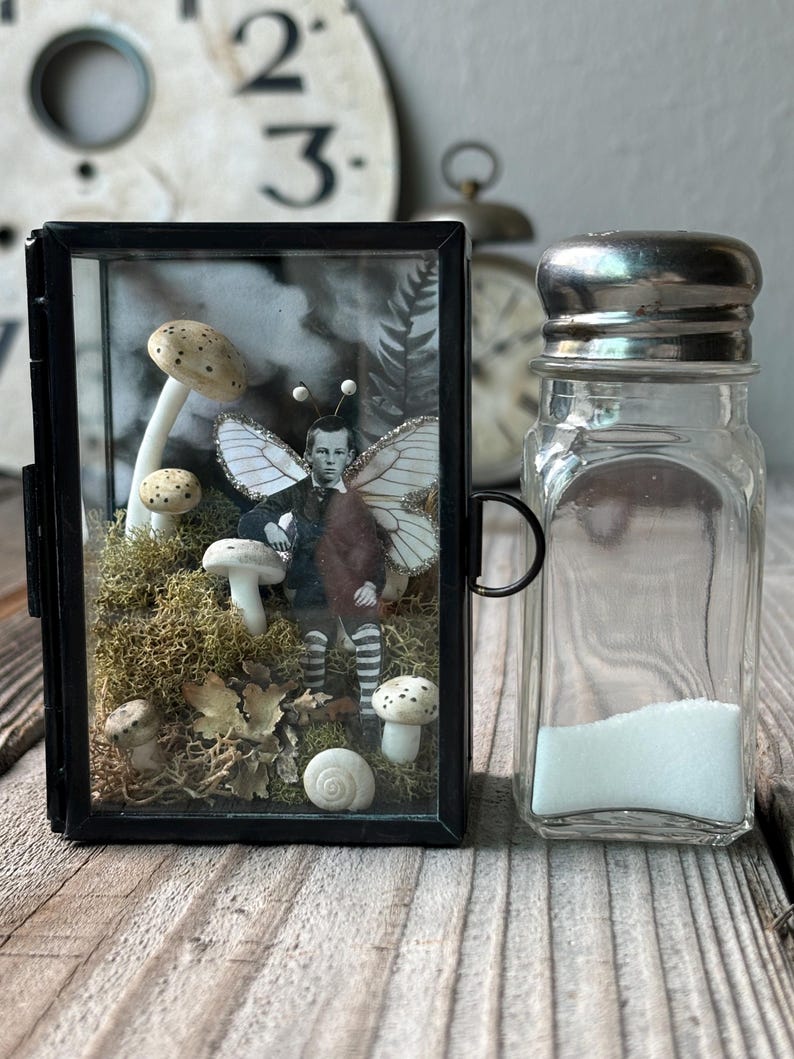 Handmade Fairy Box Assemblage Mixed Media Collage Diorama - Etsy