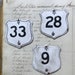 Antique French Number Plaque - Etsy