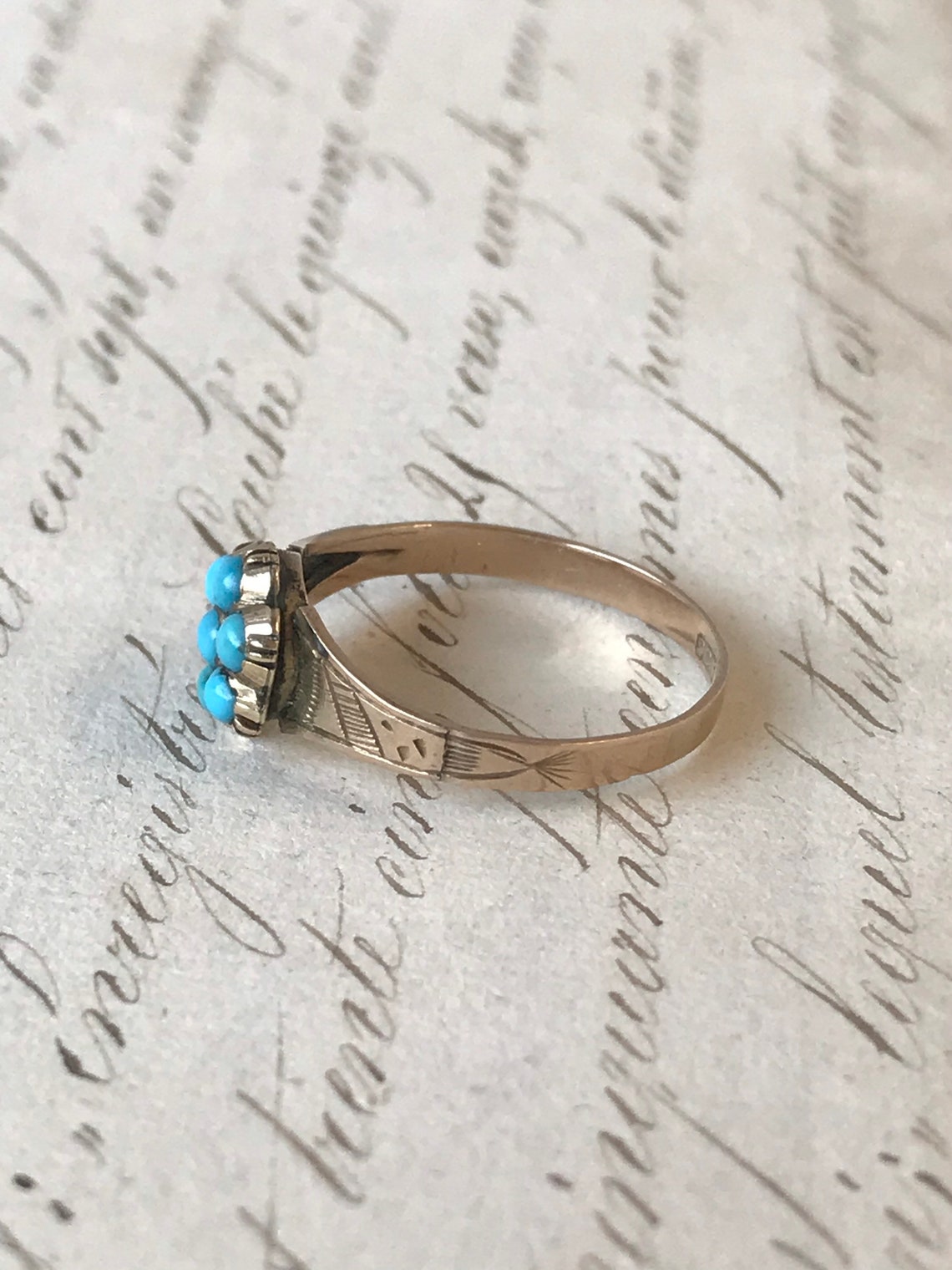 Antique Turquoise Ring | Etsy