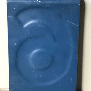 Vintage Gas Station Number Sign - Etsy