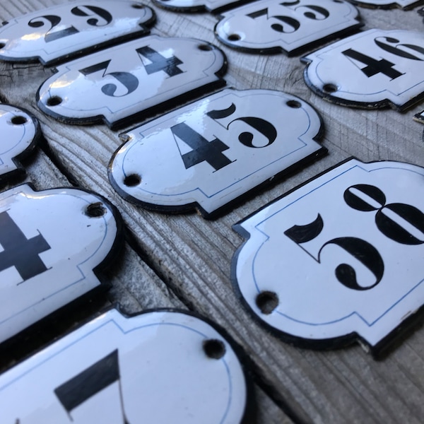 French House Numbers - Etsy