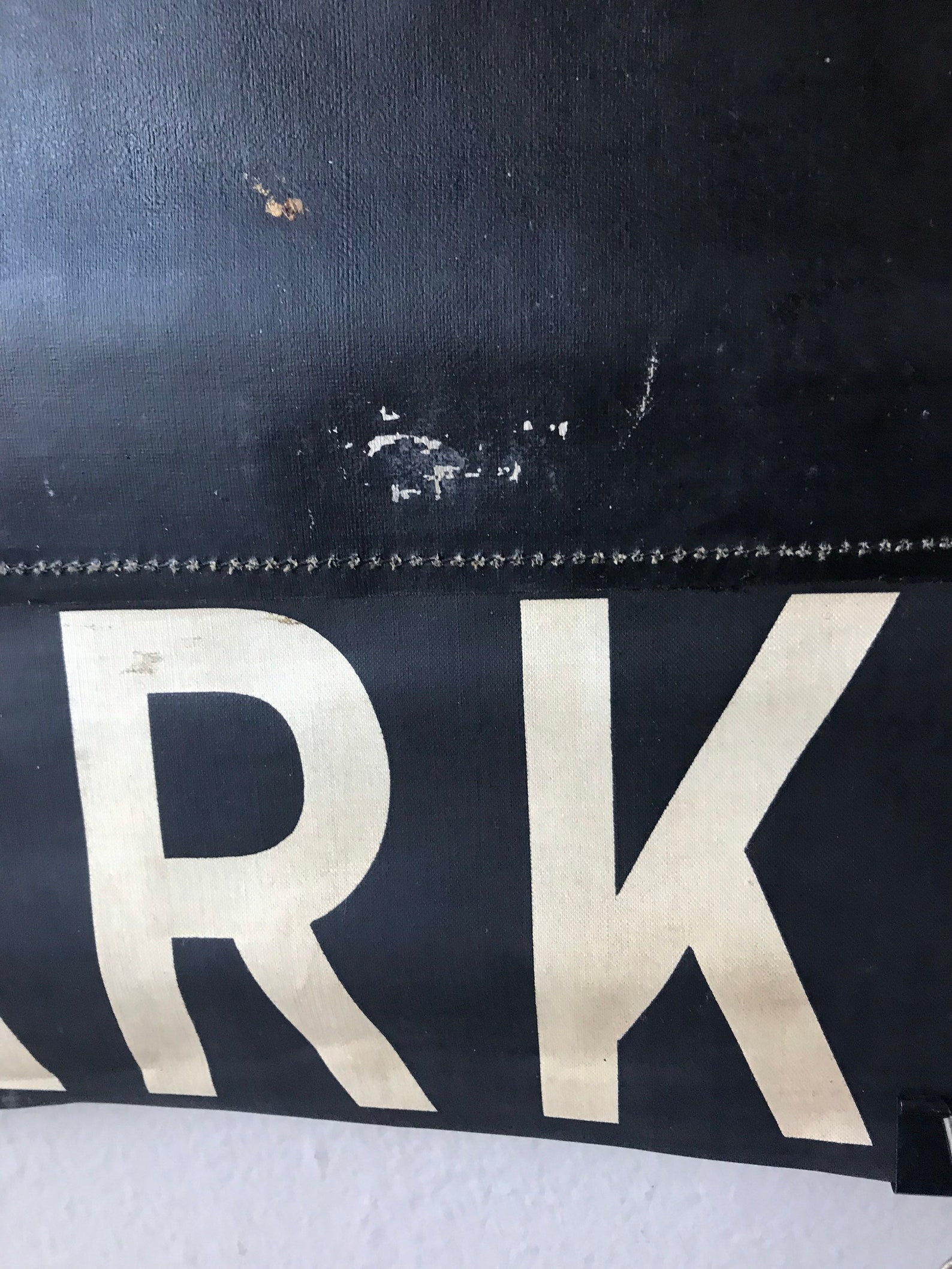 Vintage English Bus Roll Sign | Etsy