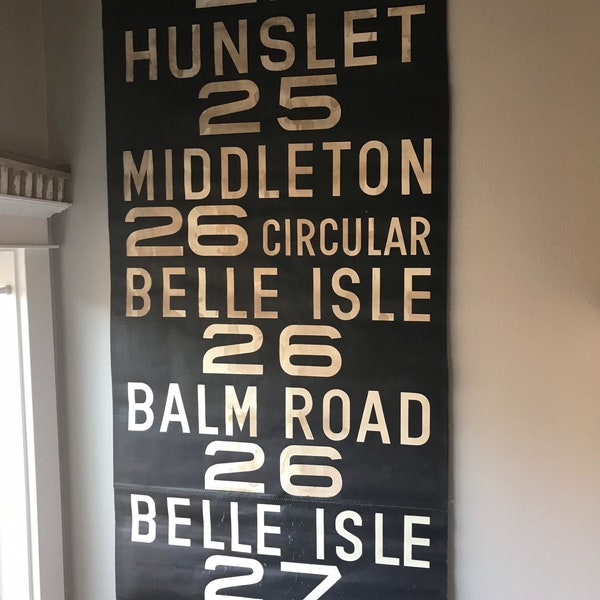 Bus Roll Sign - Etsy