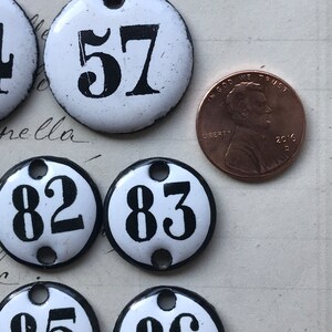 Antique French Number Plaques - Etsy