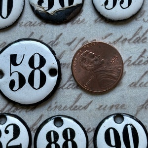 Antique French Number Plaques - Etsy