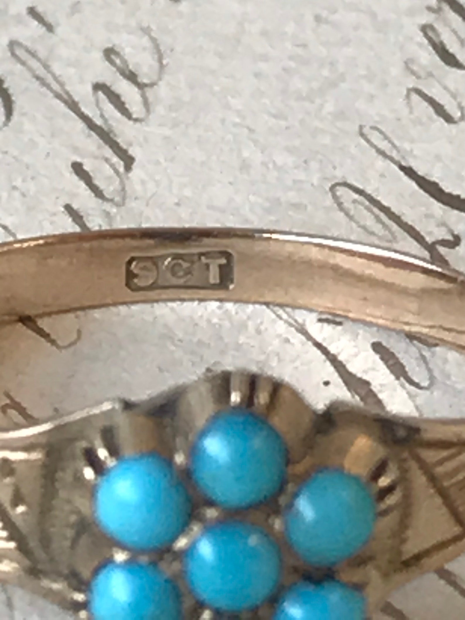 Antique Turquoise Ring | Etsy