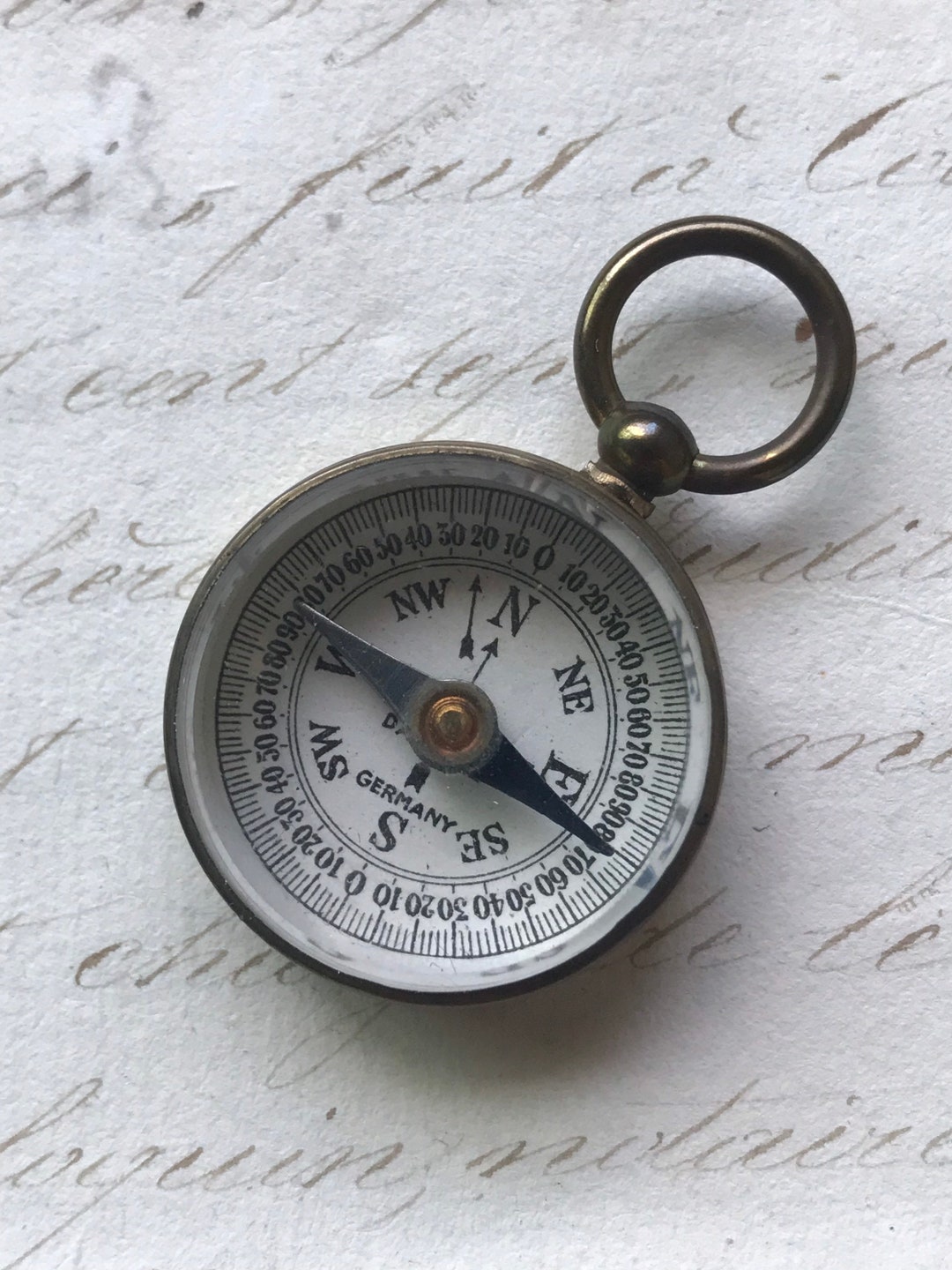 Antique Miniature Compass - Etsy