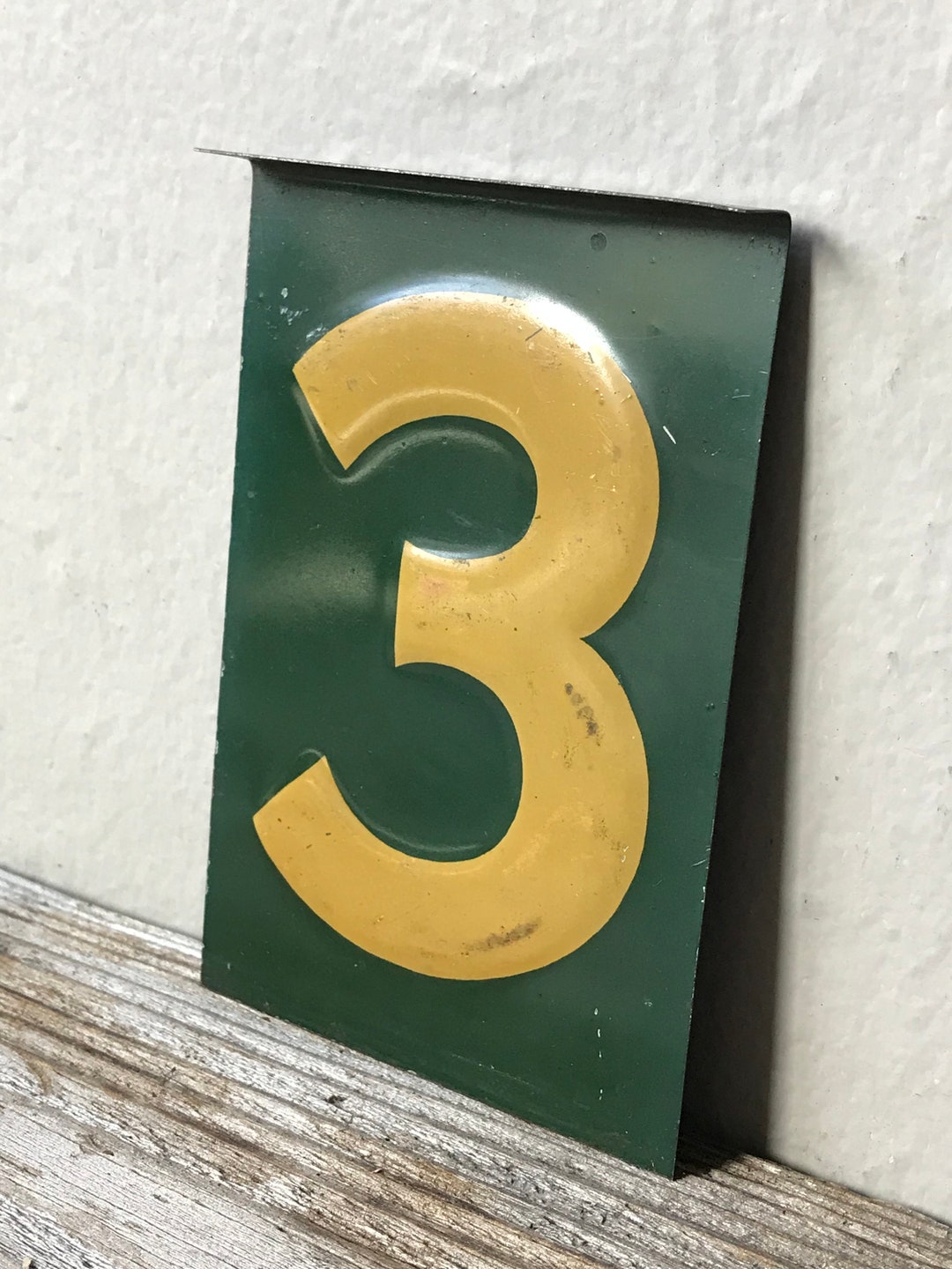 Vintage Gas Station Sign Number - Etsy