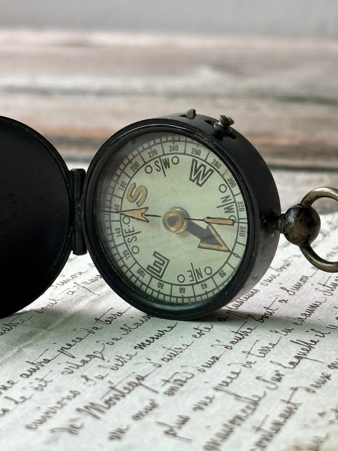 Small Vintage Floating Dial Compass - Etsy