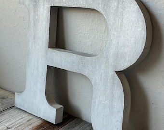Vintage Plastic Letter R. Sign Blue Plastic Lower Case Letter R. 7.5 ...