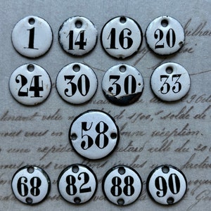 Antique French Number Plaques - Etsy