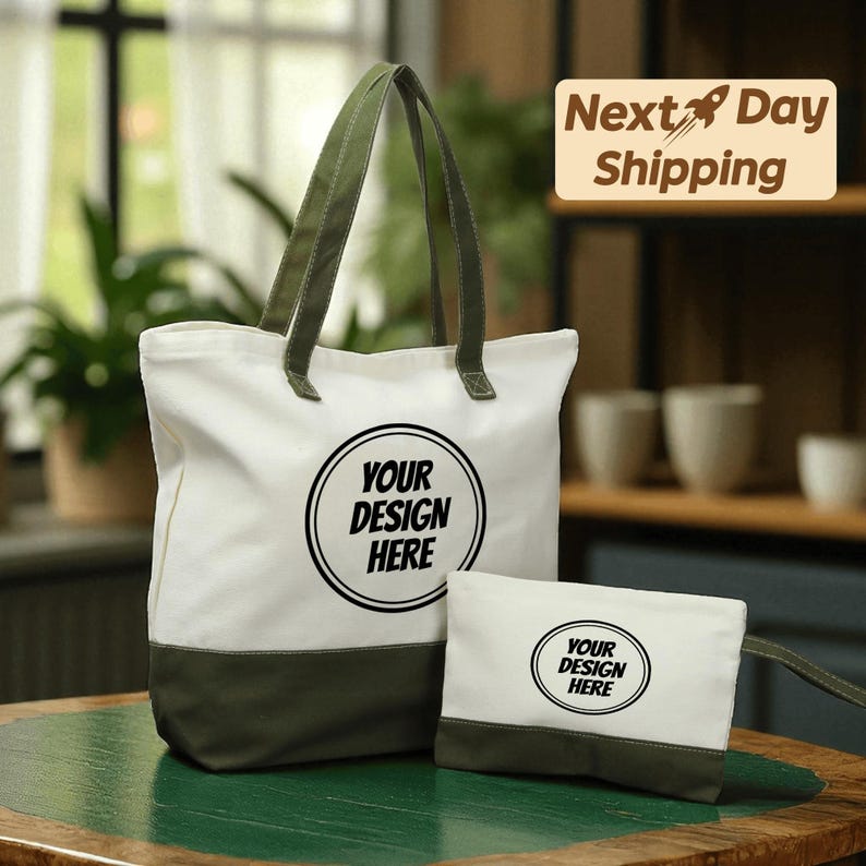 Custom Design Tote Bag – Upload Your Artwork Tote, Personalized Logo ...