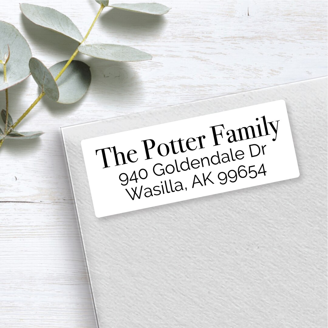 Return Address Labels, Custom Address Labels, Clear Address Labels ...