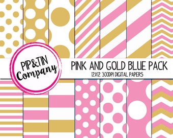 Orange and Grey Digital Paper Pack, Scrapbook Paper, Instant Download ...