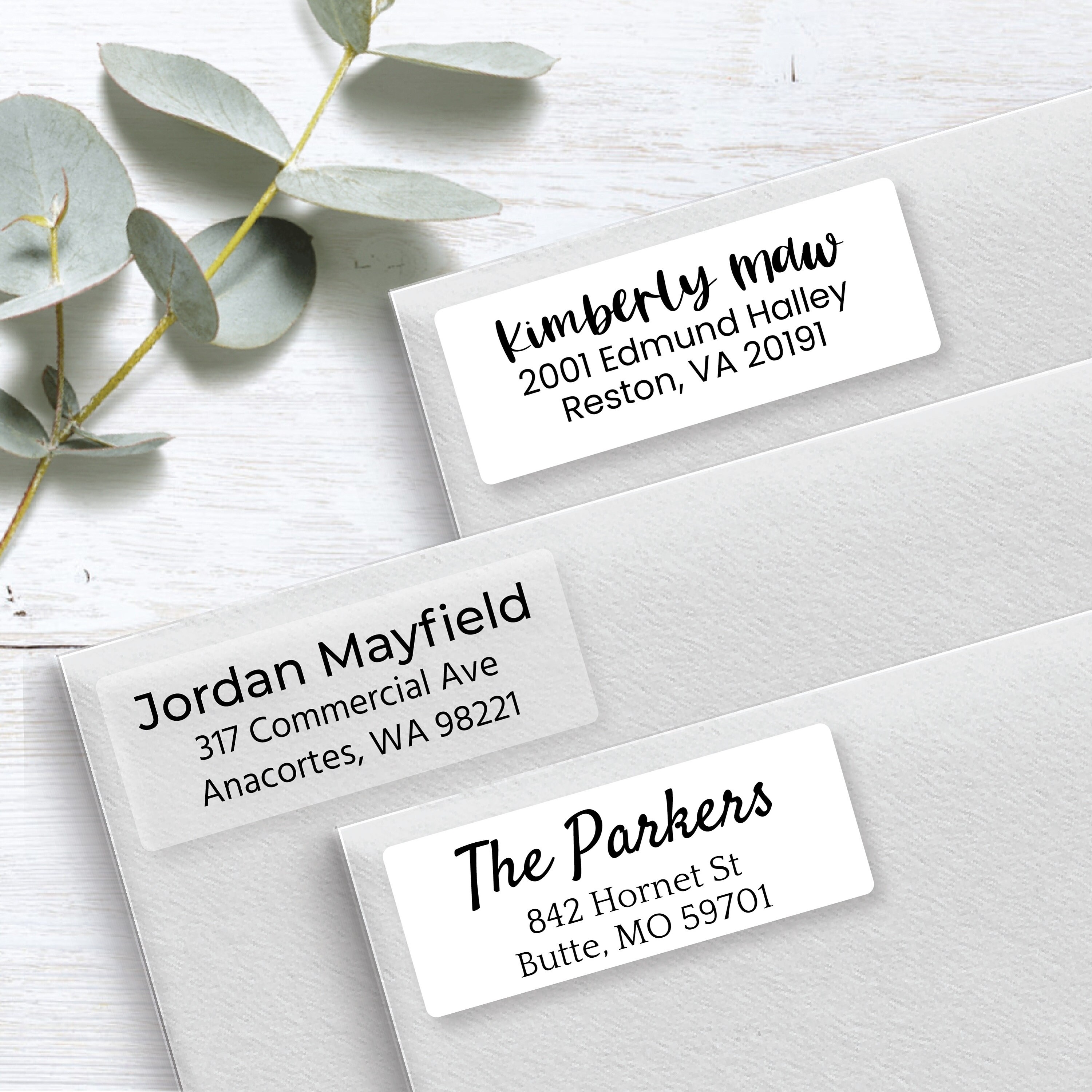 Return Address Labels, Custom Address Labels, Clear Address Labels ...