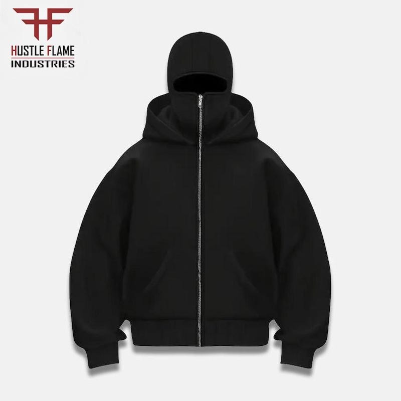 Techwear Mask Hoodie - Etsy