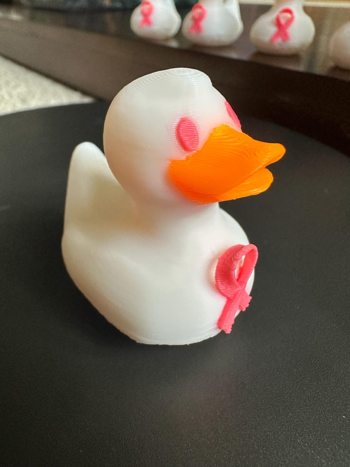 Breast Cancer Awareness Duck | 3D Printed Pink Ribbon Duck - Etsy