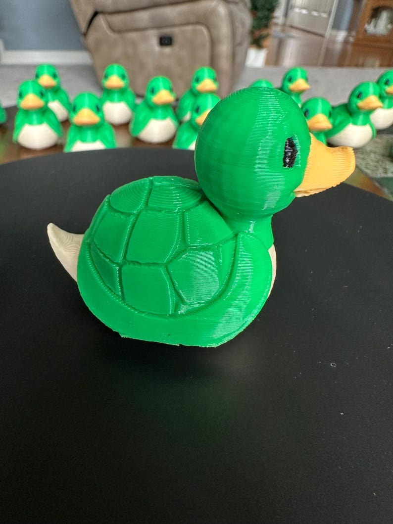 Turtle Duck – 3D Printed Collectible Duck - Etsy