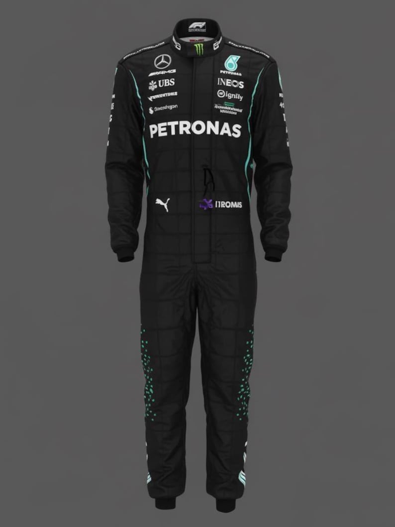 George Russell F1 Go-kart Racing Suit – Mercedes AMG Petronas Edition ...