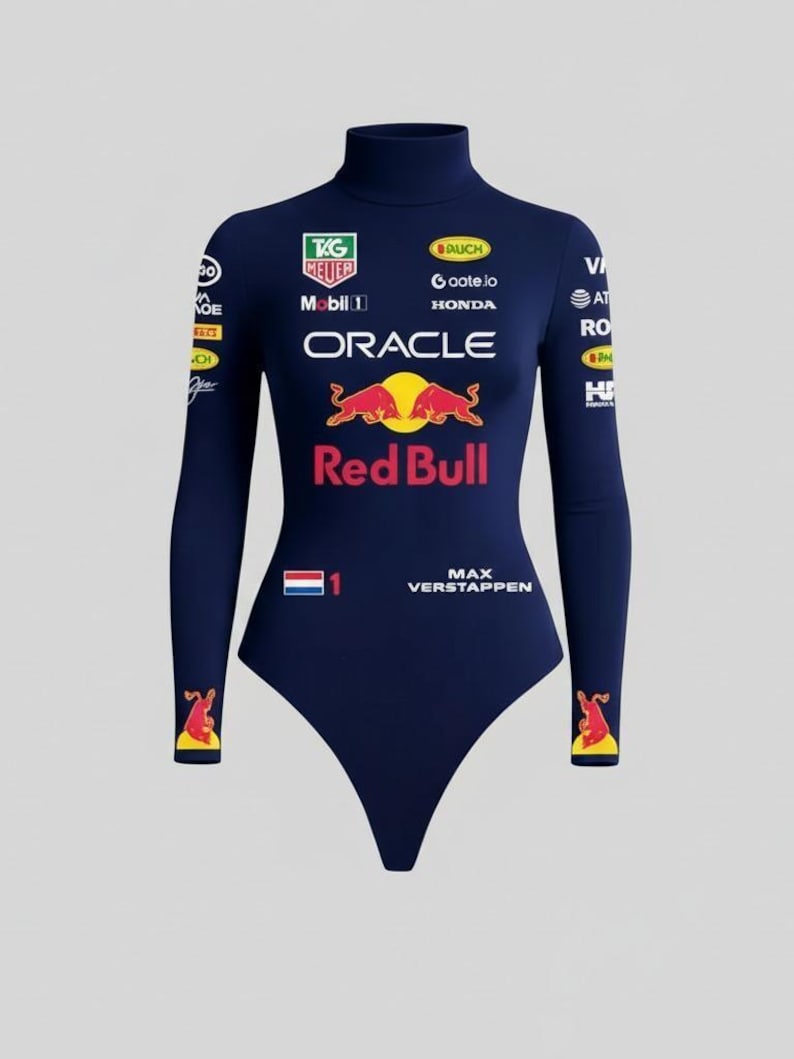 Max Verstappen 2025 Women’s F1 Racing Bodysuit – Red Bull Racing ...