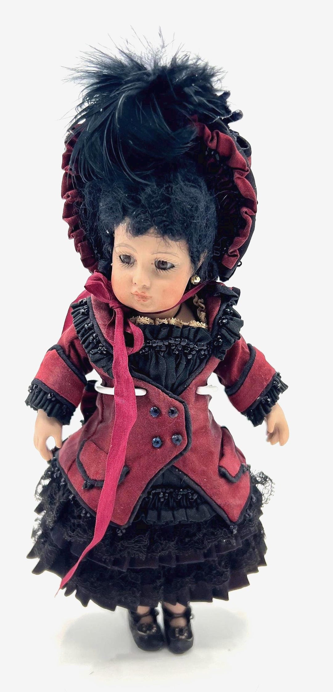 Artisan Black Bru Reproduction Doll by Cathy Hansen - Etsy