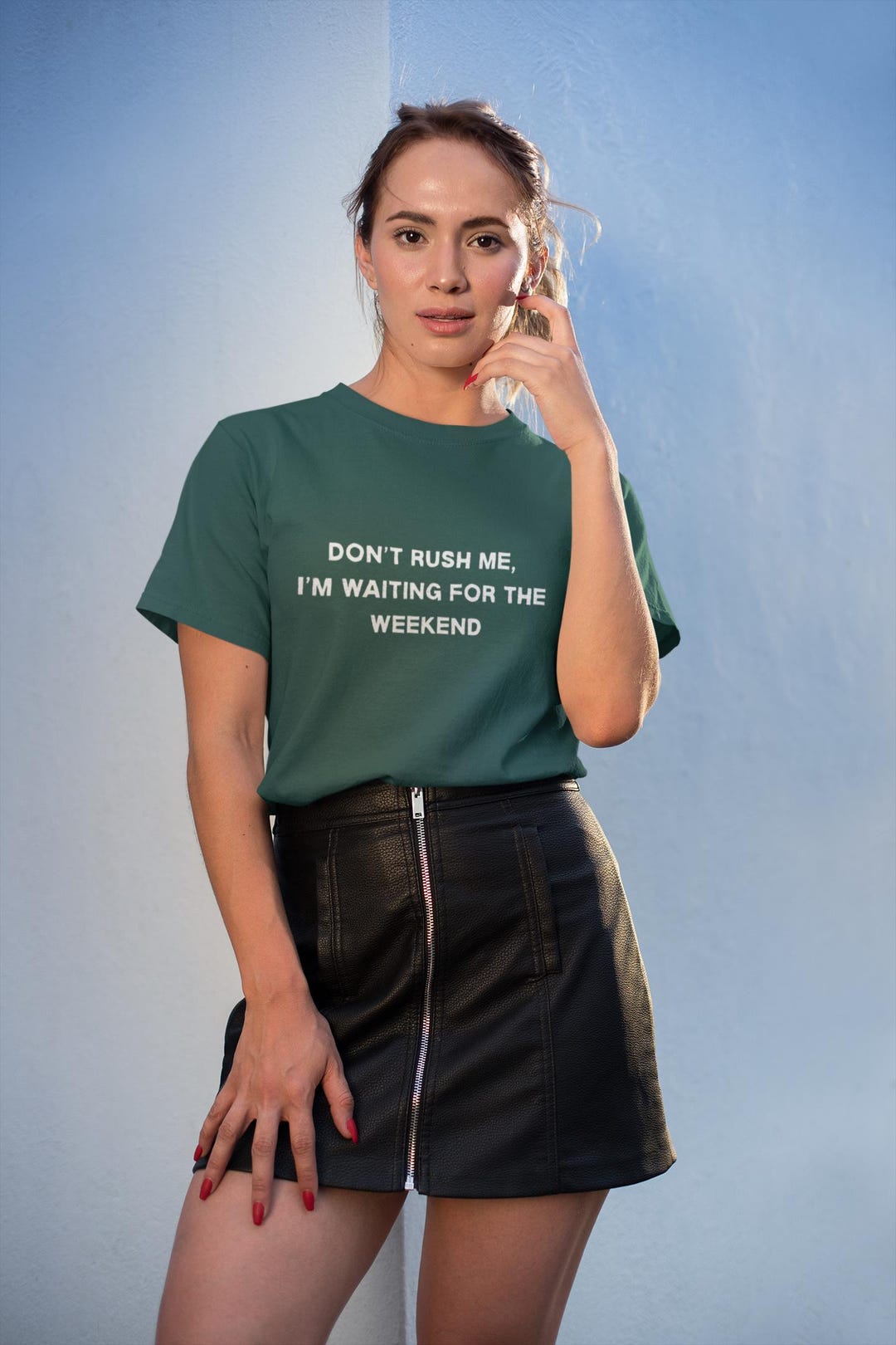 Funny Weekend Waiting Graphic Tee - Sarcastic Unisex T-shirt - Etsy