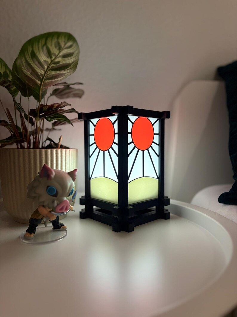 Demon Slayer Sun Lamp / Anime Lamp+surprise Gif 3D Print - Etsy