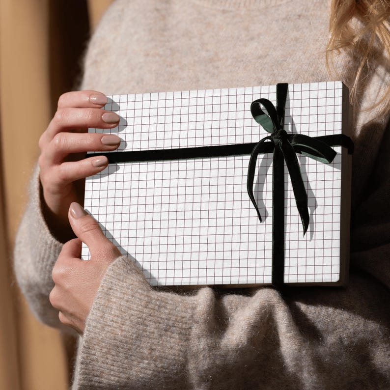 Professional Grid Seamless Pattern Bundle Windowpane Digital Paper ...