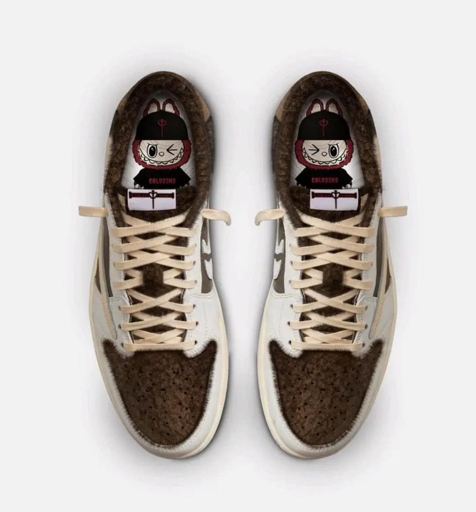 Air Jordan 1 Custom Labubu Sneakers, Handmade - Etsy