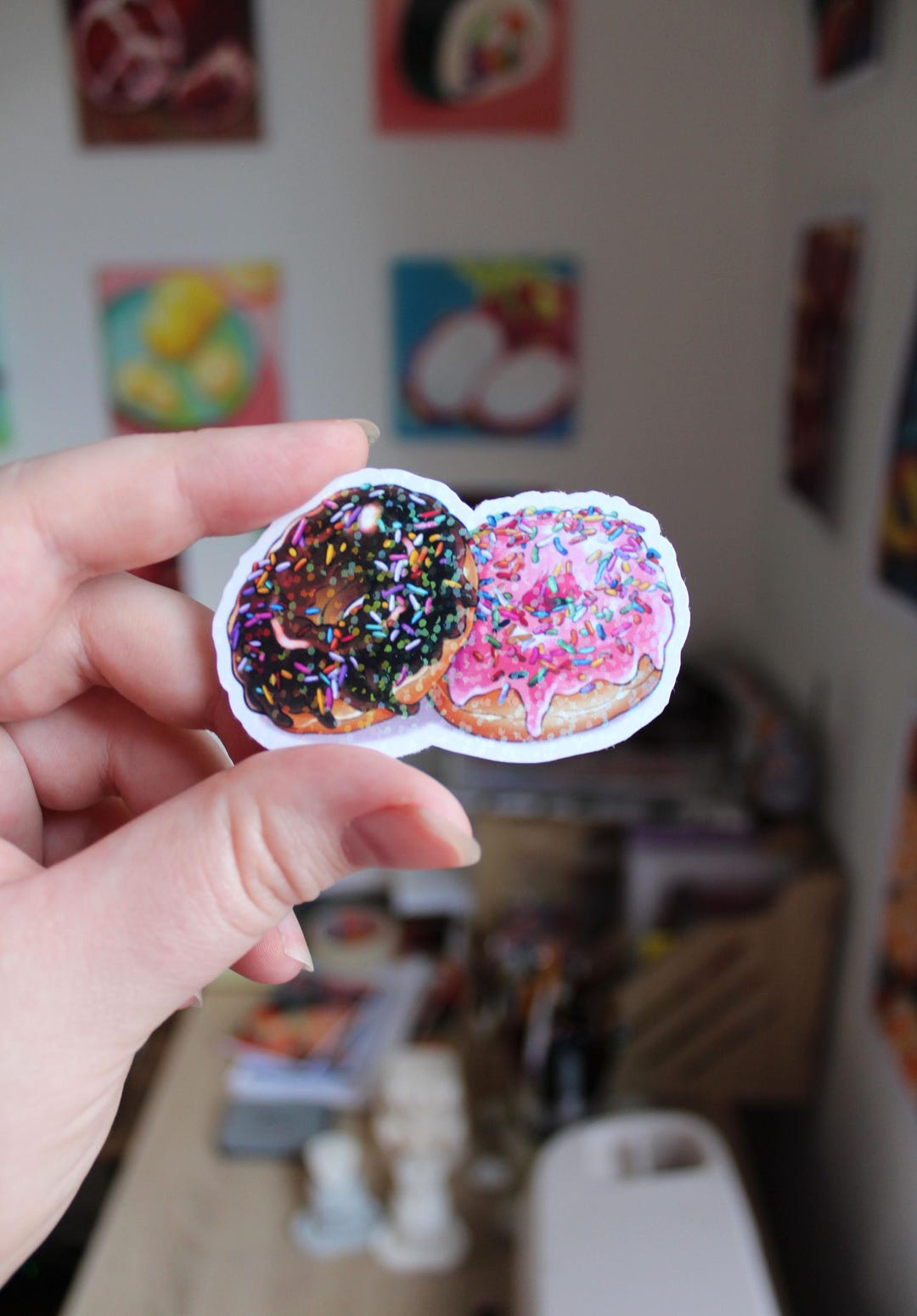 Donuts | Holographic Sticker Vinyl Decal - Etsy