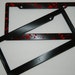 Blood Splattered Black Plastic License Plate Frames Car Truck Zombie ...