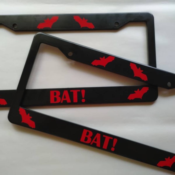 Bat License Plate - Etsy