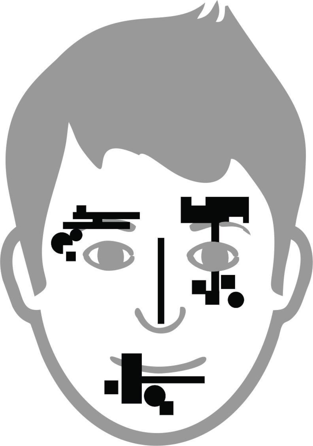 Anti Surveillance Identity Face Makeup Templates Recognition Glitch ...