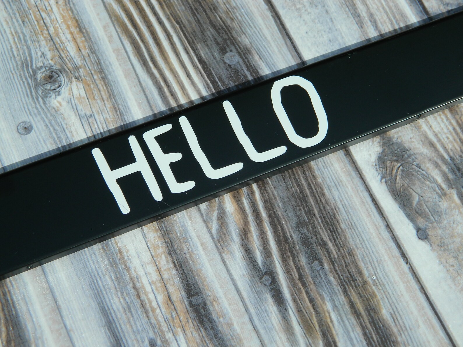 Hello Goodbye Klaus Hand Tattoos License Plate Frame Vehicle | Etsy