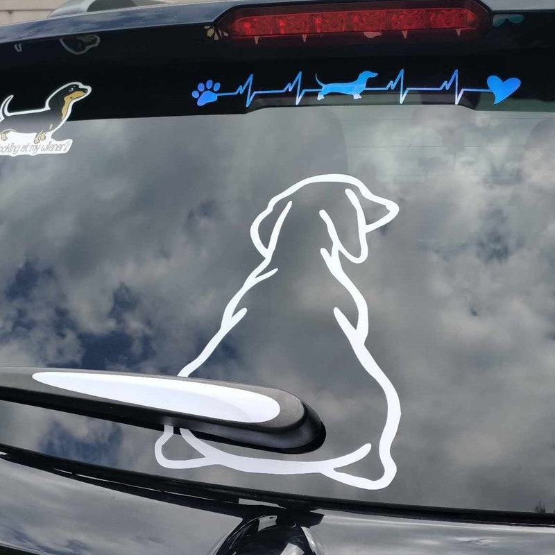 Dachshund Dad Car Sticker - Etsy